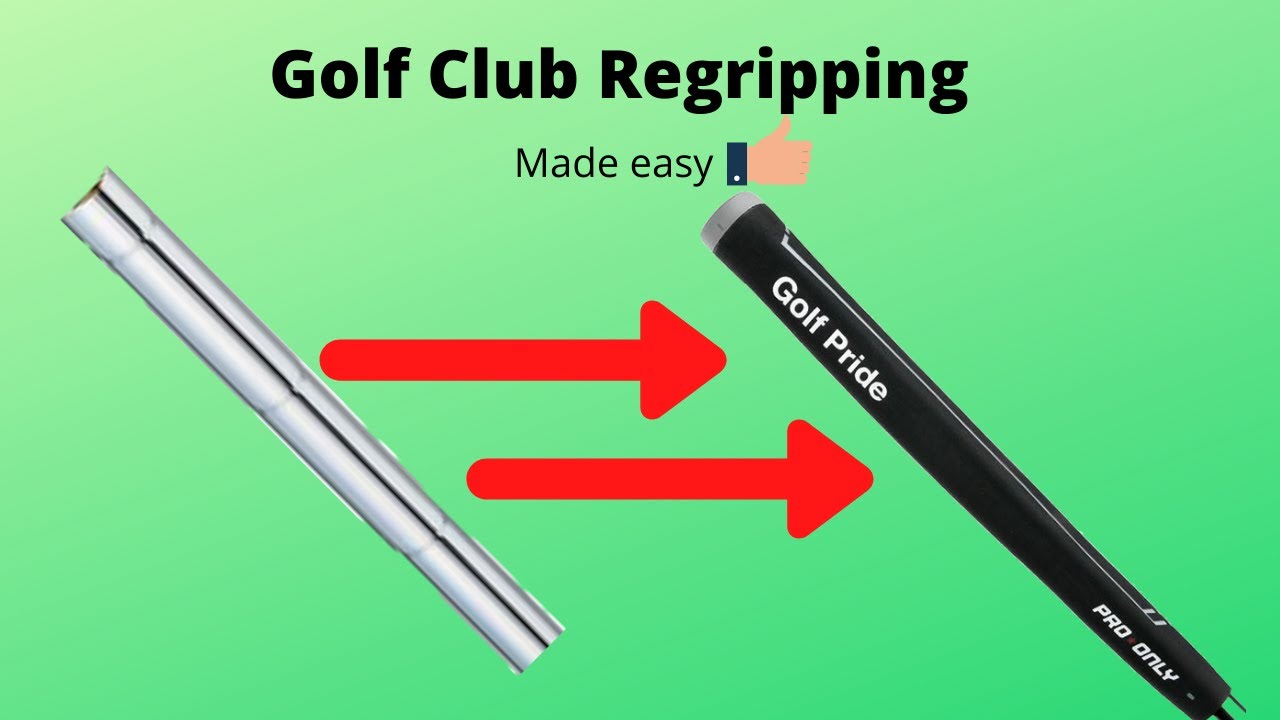 How to Install a New Golf Grip (QUICK & EASY) - YouTube