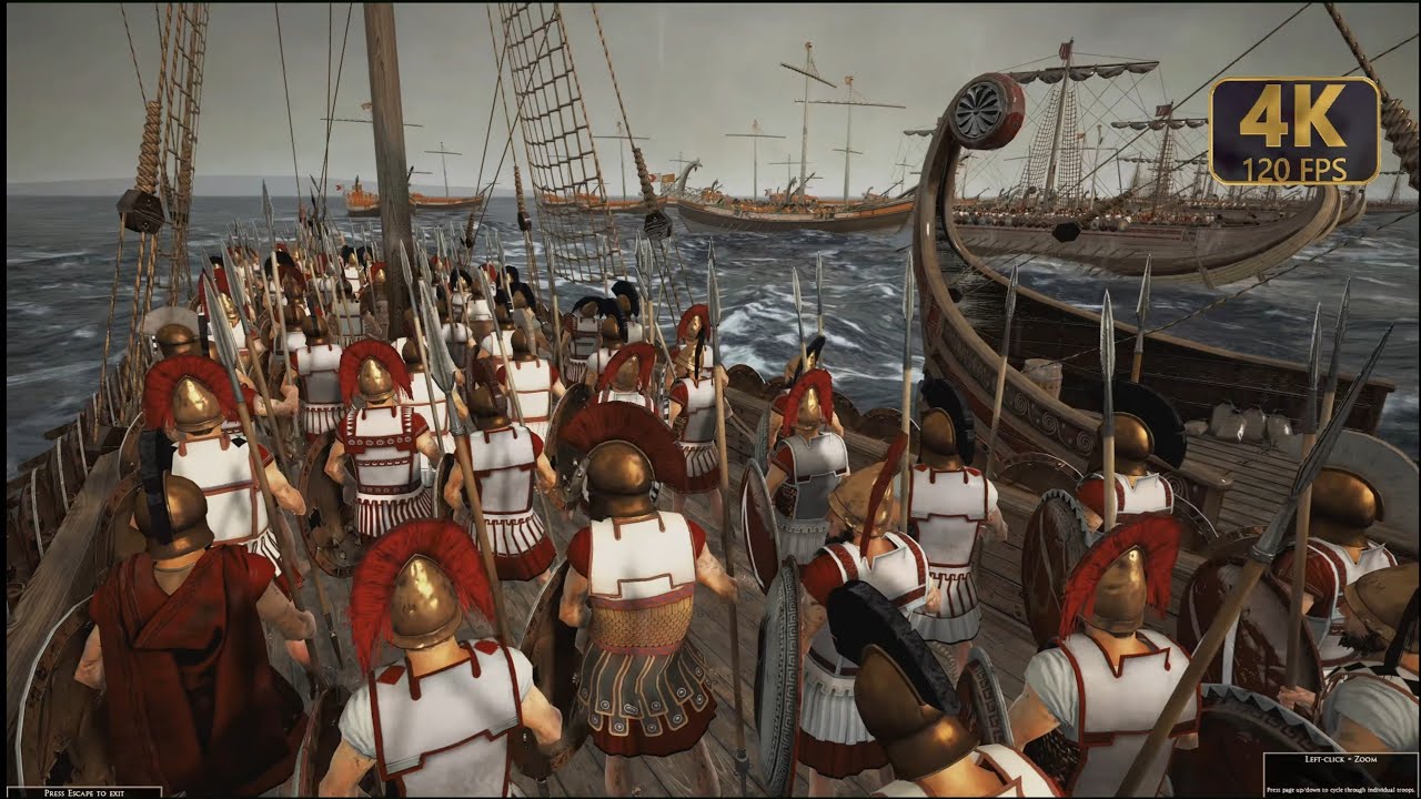 POV. Total War Rome II, Wrath of Sparta. Eteonikos. Laurion Cliffs . V ...