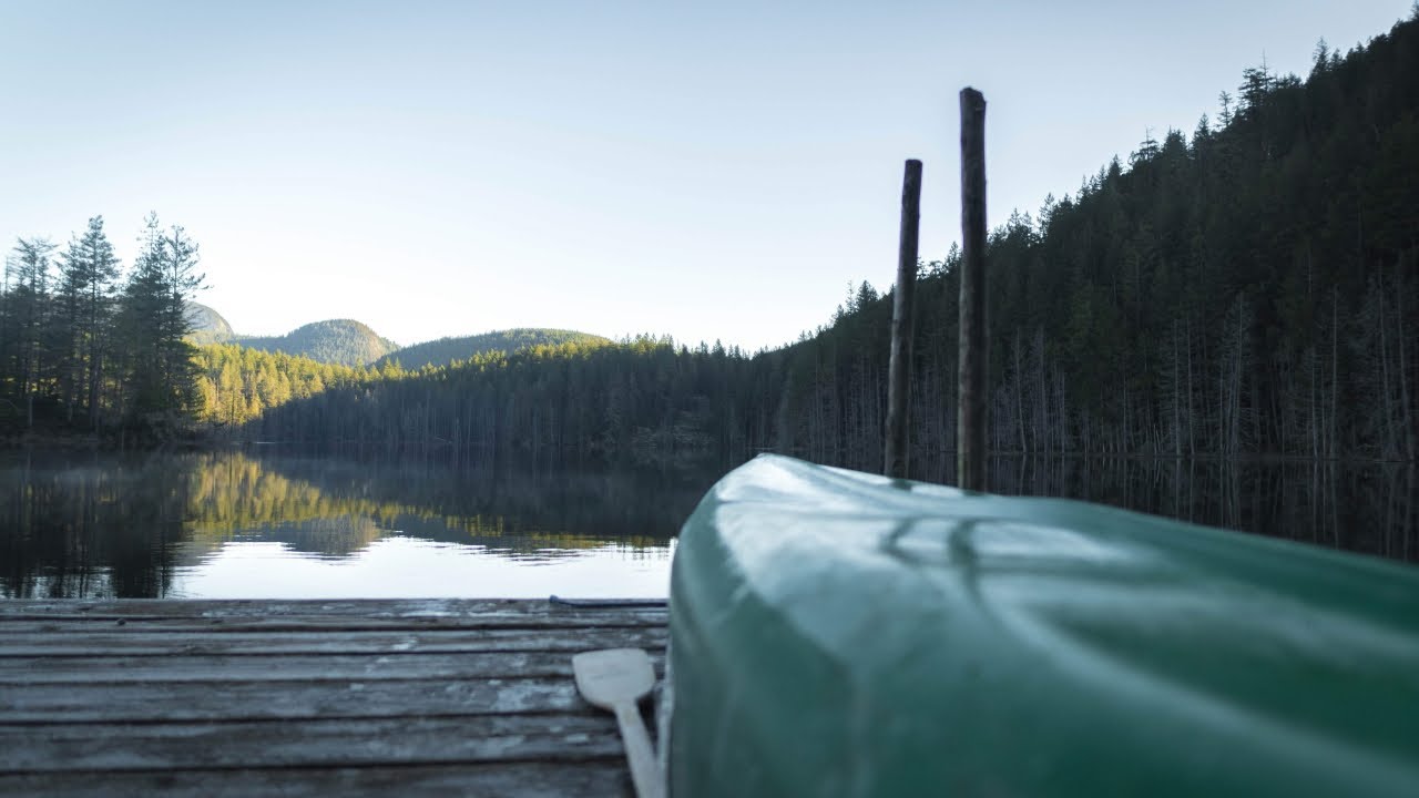 Camping at Little Sliammon Lake British Columbia - YouTube