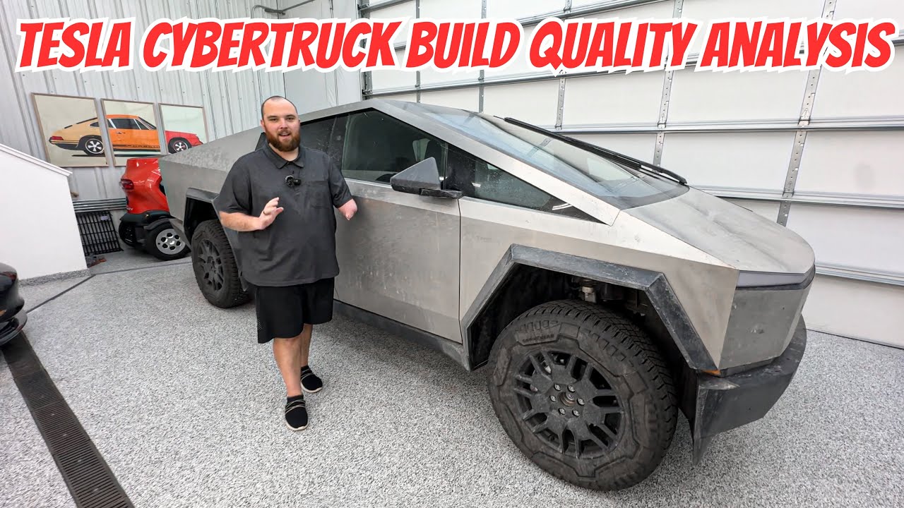 Our Tesla Cybertruck Build Quality Detailed Inspection - YouTube