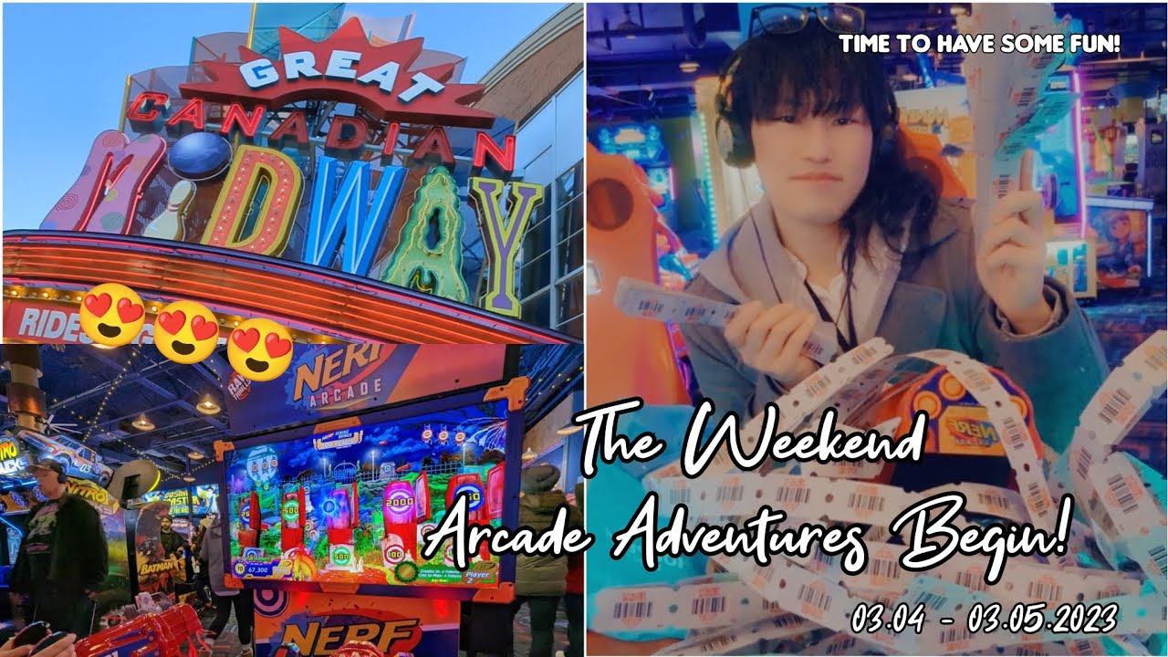 The Weekend Adventures At The Arcade! Part 1! Will I Be Able To Win Big ...