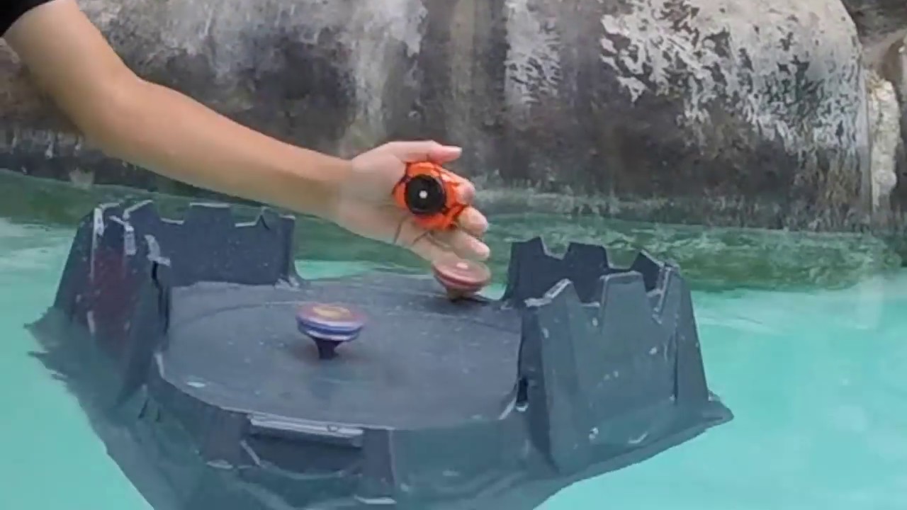 Epic BeyBlade Burst Pool Battle!: Storm Spriggan VS Valkyrie - YouTube