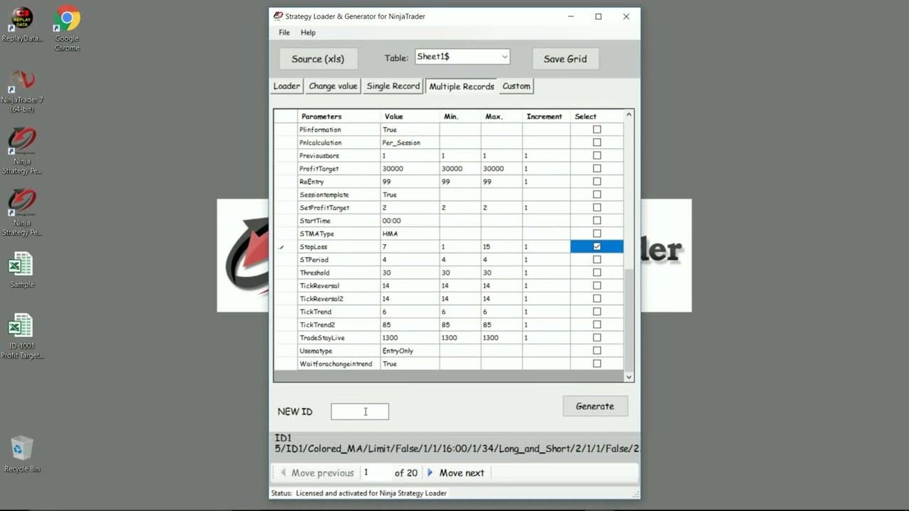 How to use Ninja Strategy Generator and Loader version 3 - YouTube