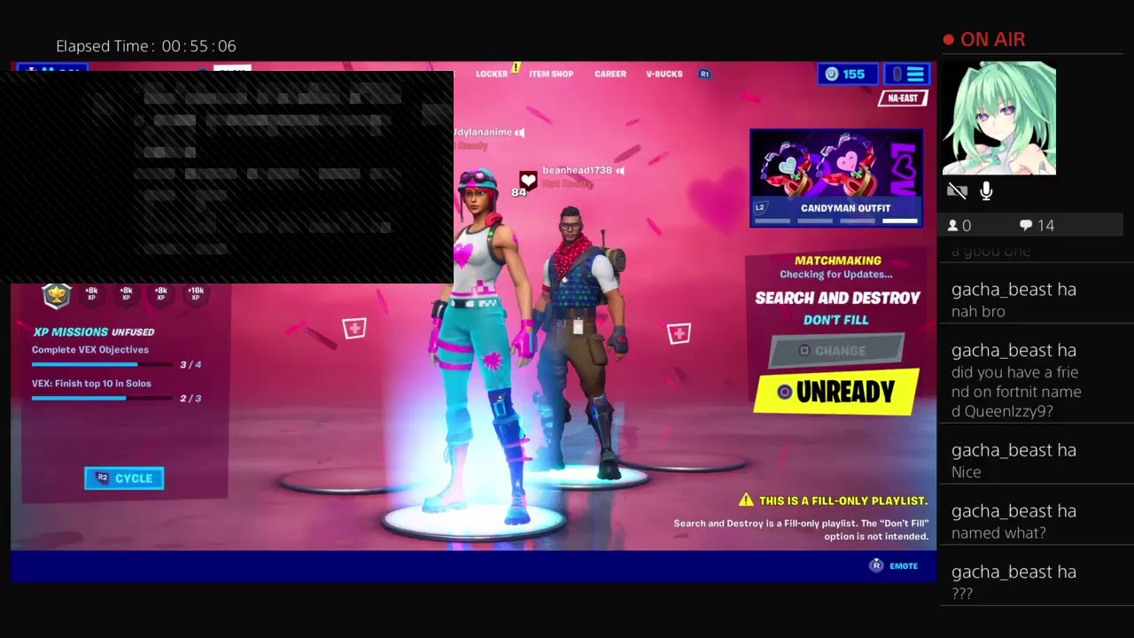 Playing Fortnite add to join lobby - YouTube