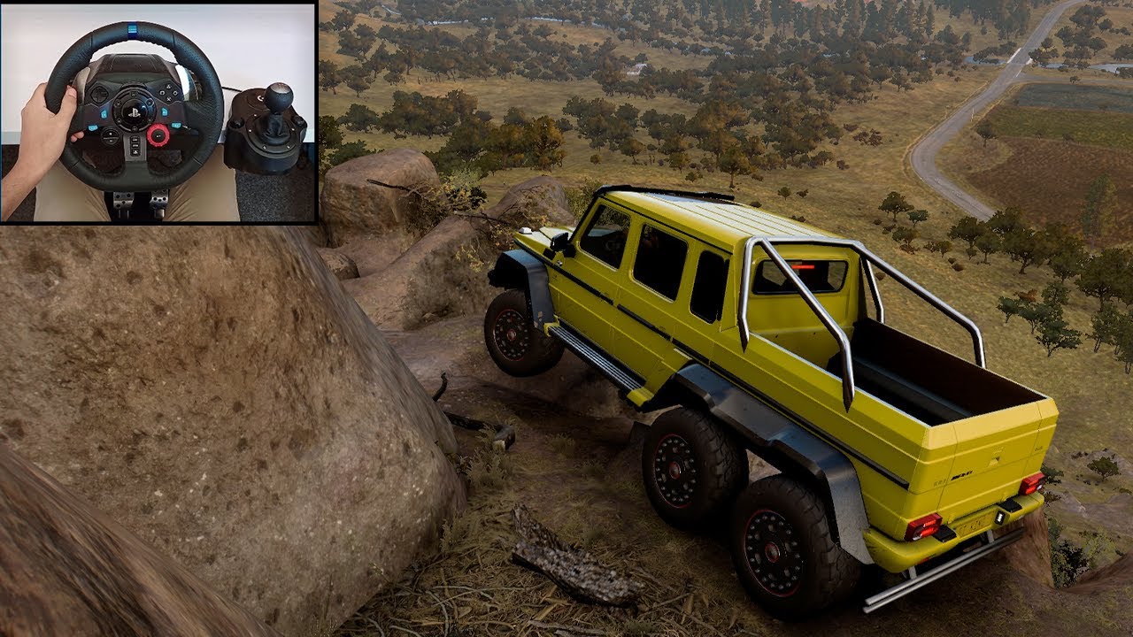 AMG 6x6 - MERCEDES - BENZ G63 OFFROADING (Forza Horizon 5) Logitech G29 ...