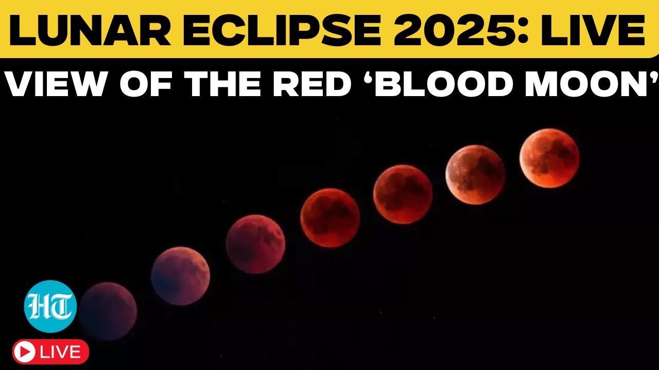 Blood Moon 2025 LIVE: Live Coverage Of 2025 Total Lunar Eclipse | Lunar Eclipse LIVE - YouTube