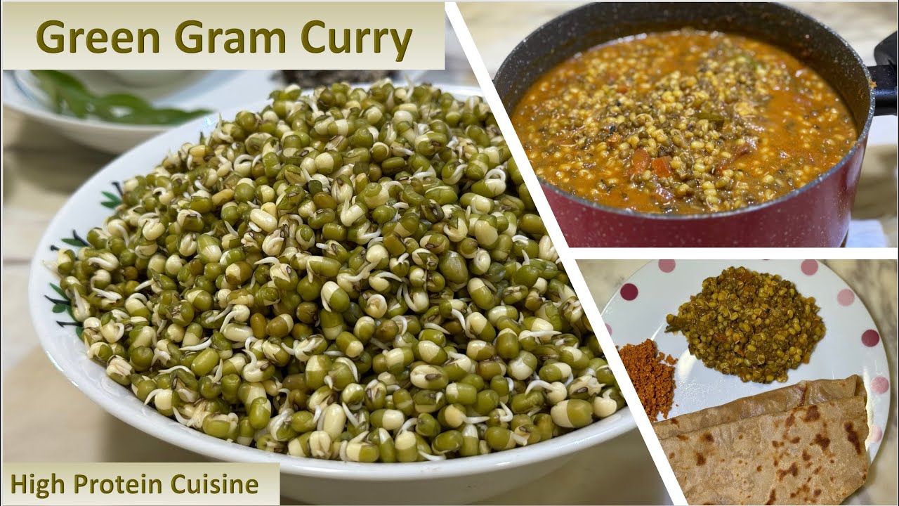 Delicious Green Moong Dal Curry Recipe | Wholesome Green Gram Curry 🌿🍛 ...