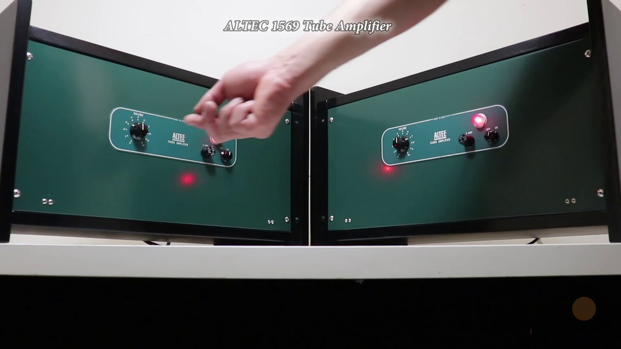 ALTEC 1569 Tube Amplifier - YouTube