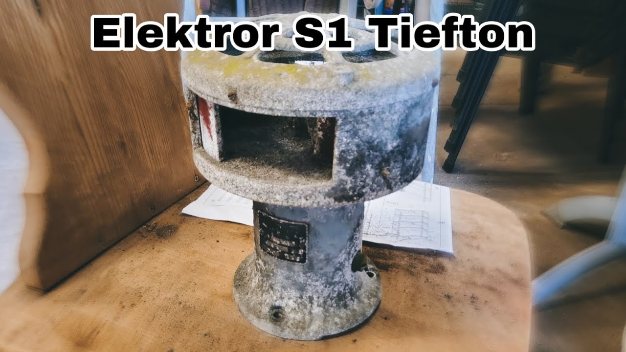 Elektror S1 Tiefton Sirene | erster Test nach X Jahren Stillstand - YouTube