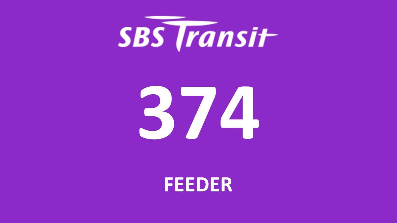 SBS Transit Feeder Bus Service 374 Hyperlapse - YouTube