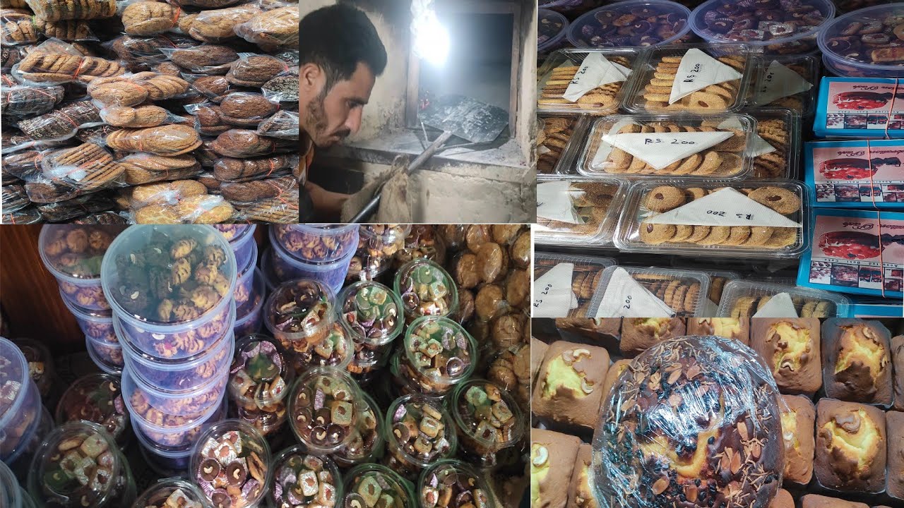 How to make Kashmiri traditional bakery item's 👉 cake 🍰, Biscuit Bread ...