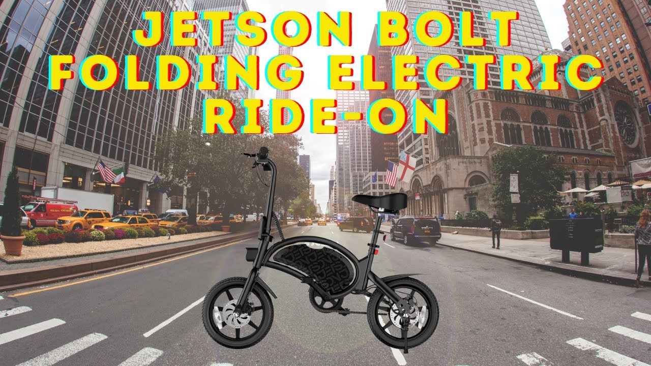 Jetson Bolt Folding Electric Ride-On - YouTube