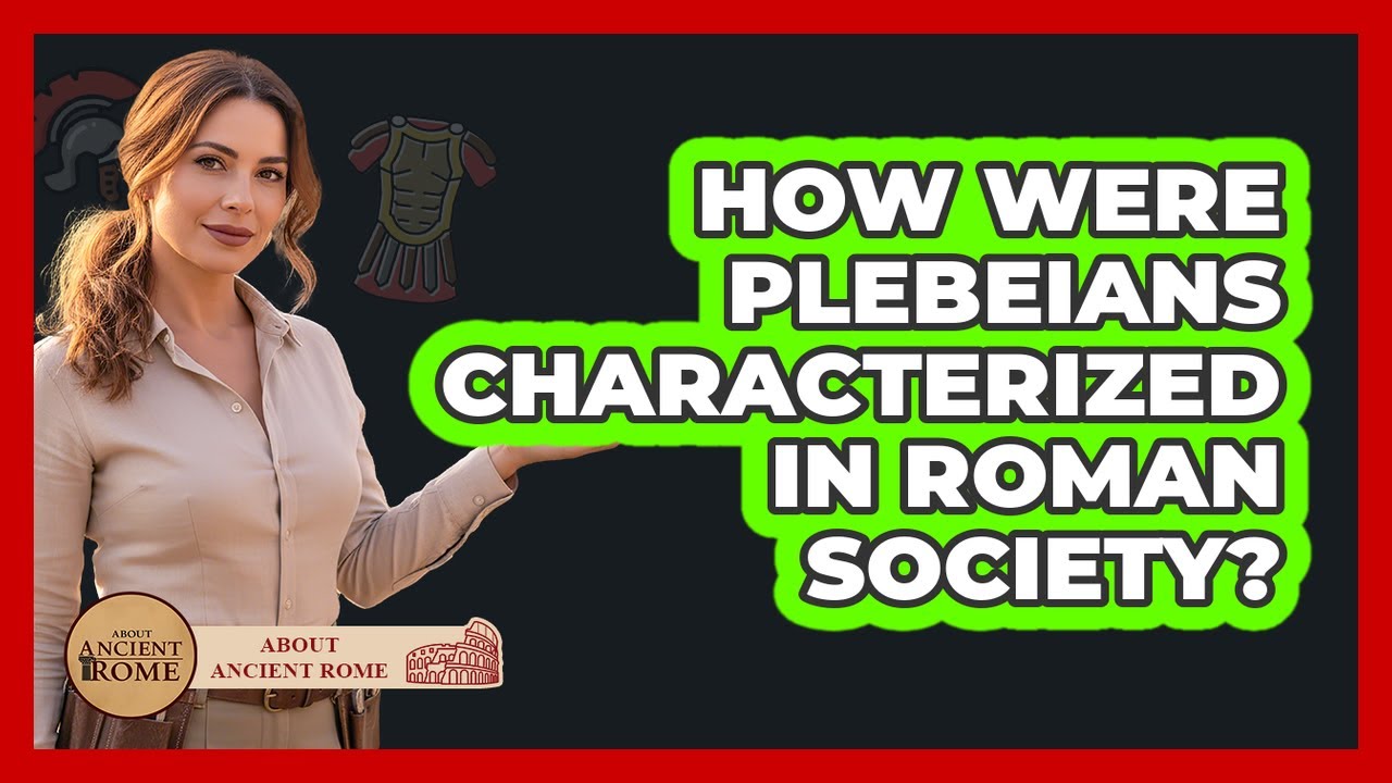 How Were Plebeians Characterized in Roman Society? - YouTube