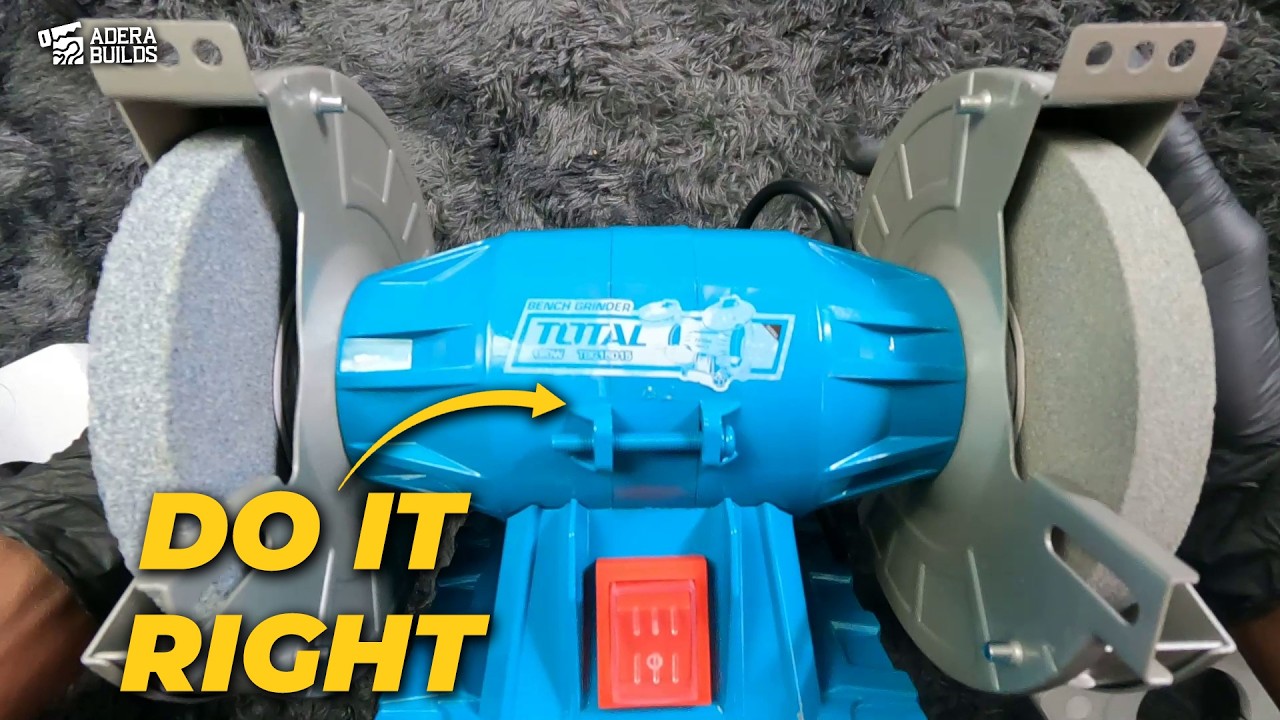 How To Set Up Your Bench Grinder (Do it right) - YouTube