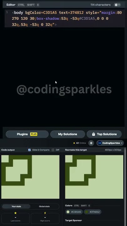 Css Battle Daily Targets Solution 100 September 28 2024 Html Css Coding Shortsfeed