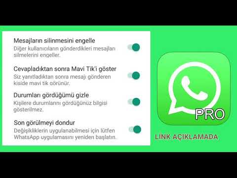 WHATSAPP PRO KESİNLİKLE İNDİR KULLANMAYA BAŞLA (LİNK AÇIKLAMADA)