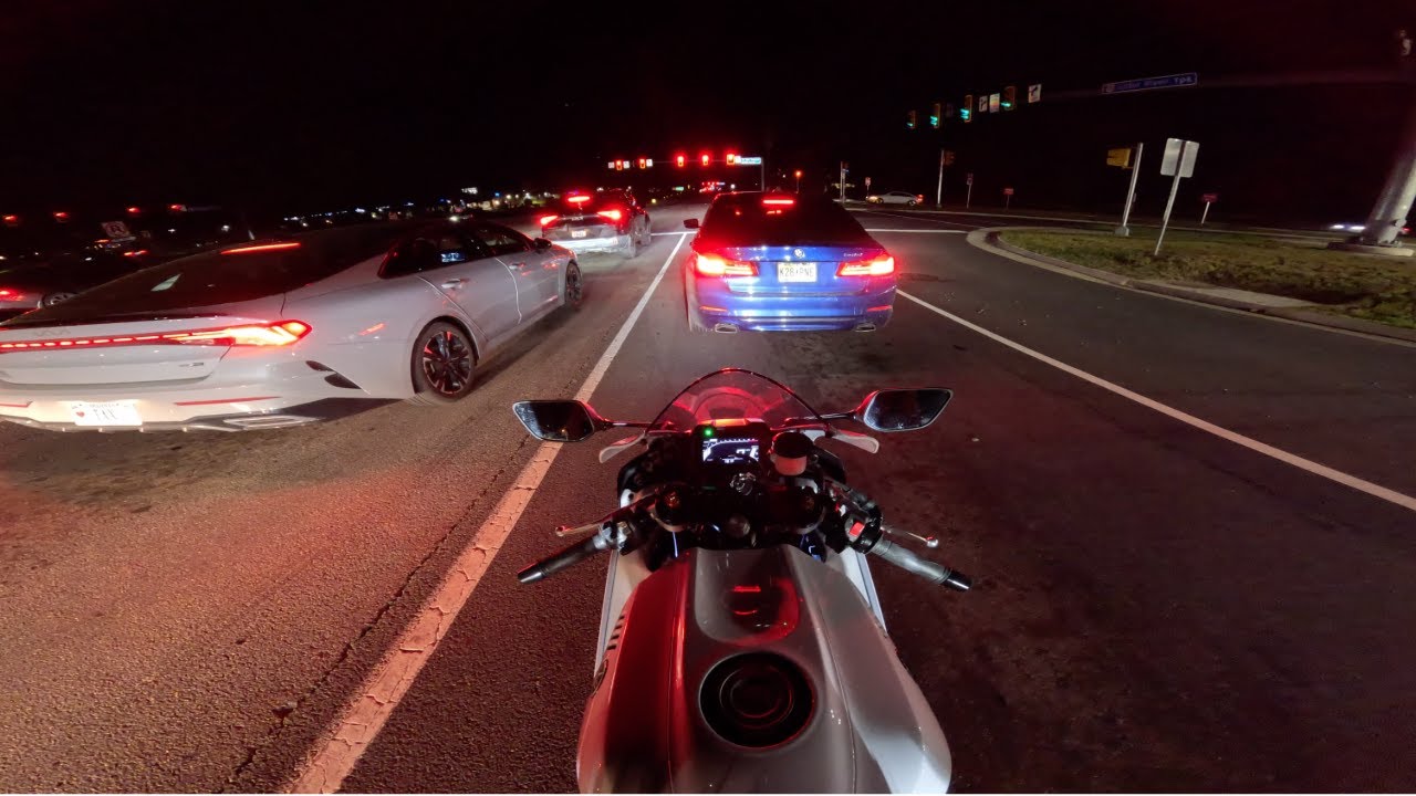 YAMAHA R7 POV NIGHT RIDE 4K | FULL EXHAUST | TUNED - YouTube