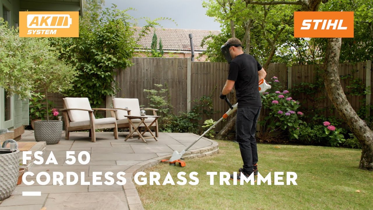 STIHL FSA 50 Cordless Grass Trimmer | STIHL Battery Powered Grass ...