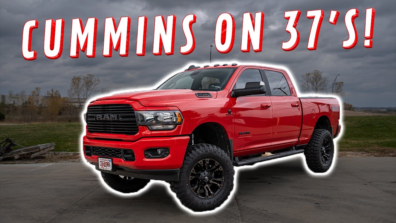 Lifted 2020 Ram 2500 Cummins! SUPER CLEAN! 4" lift with 37's! - YouTube