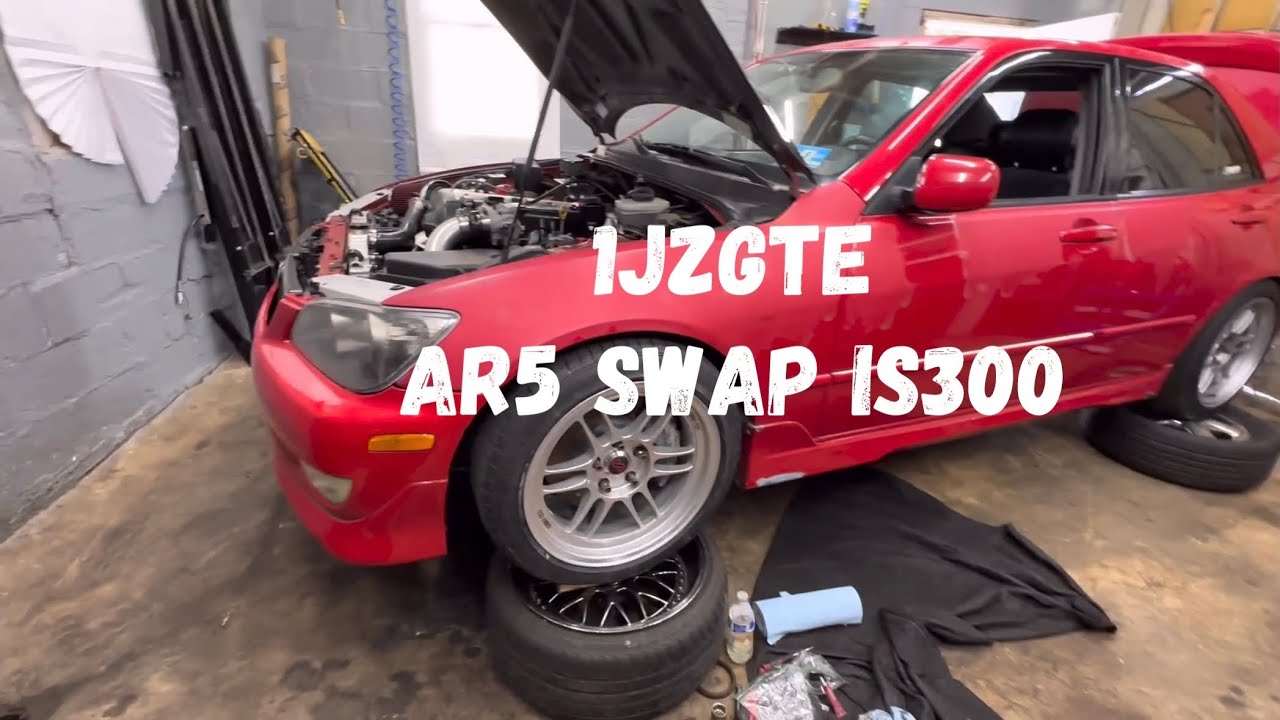 Lexus Is300 1jzgte ar5 manual swap - YouTube