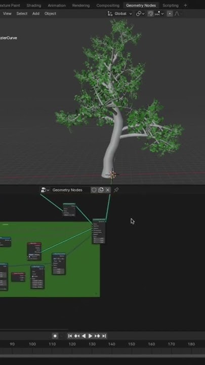 Make blender trees using geo nodes! Watch the full linked video! - YouTube