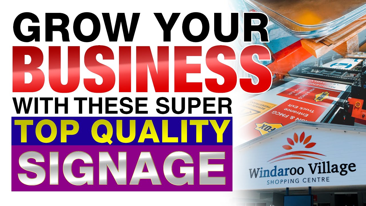 [X9 Signs] Business Signage Designs and Print Products - YouTube