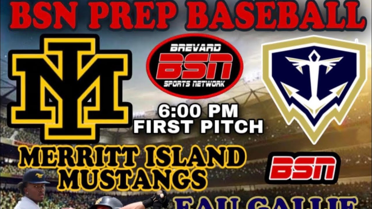 3/24/23 PREP ⚾️ BASEBALL: MERRITT ISLAND MUSTANGS (10-1) AT EAU GALLIE ...