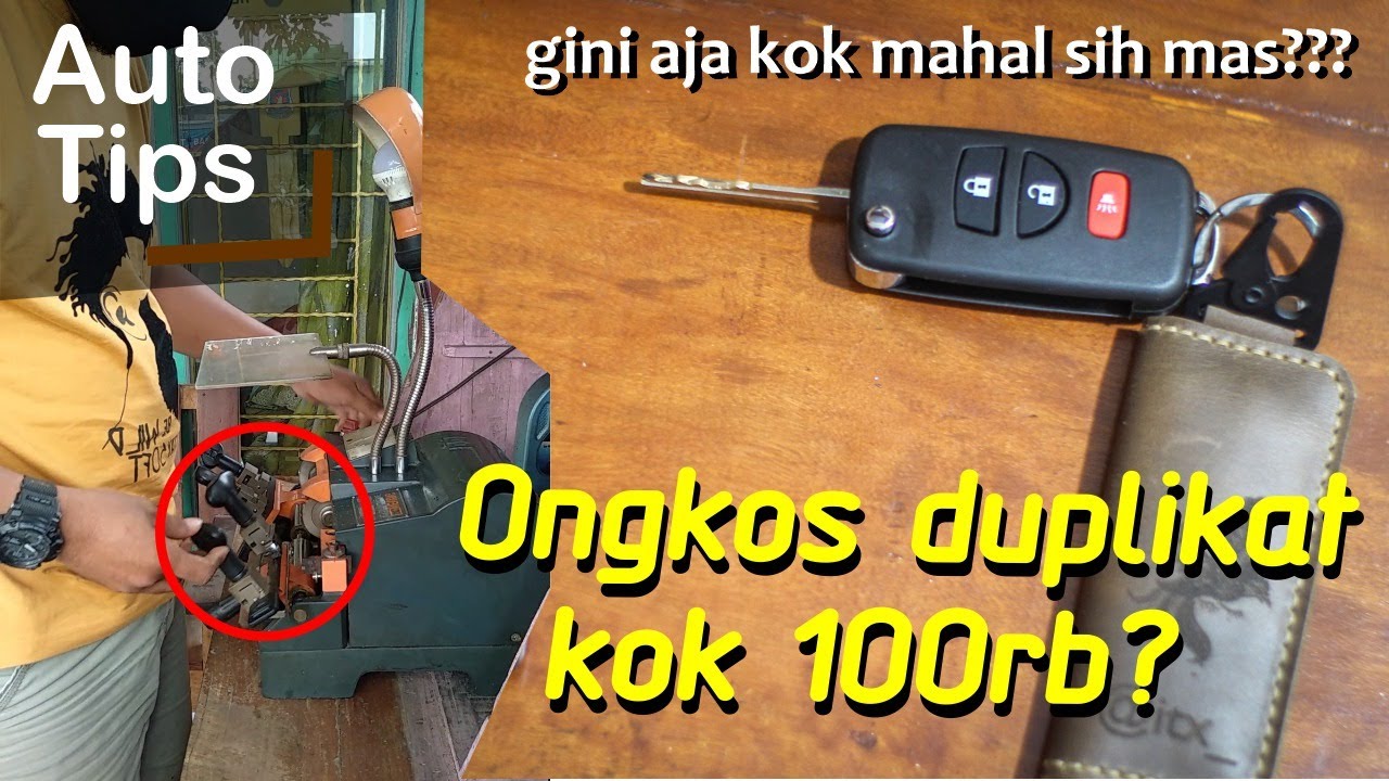 Menyatukan remot dan kunci mobil - YouTube