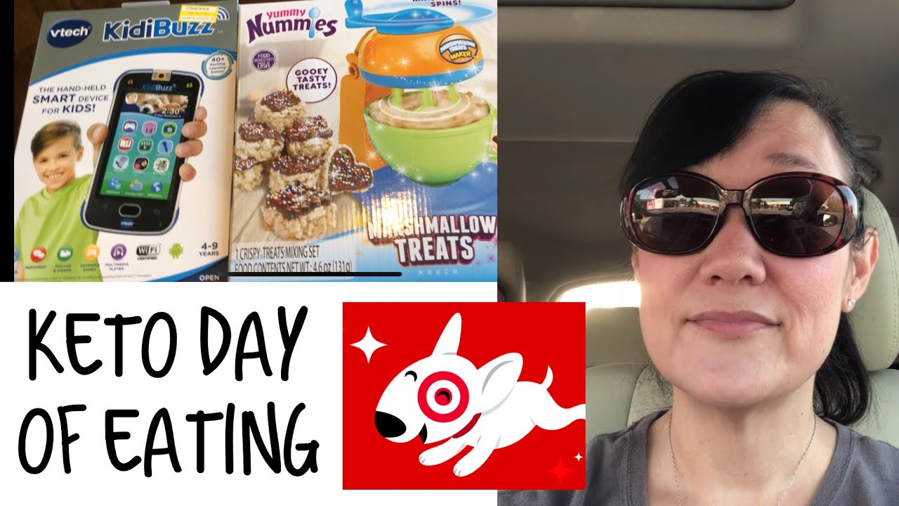 What I eat in a day lazy keto || Target toy clearance 70% off - YouTube