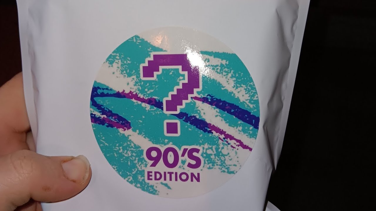 opening 90s edition mystery bag from bar vending machine - YouTube