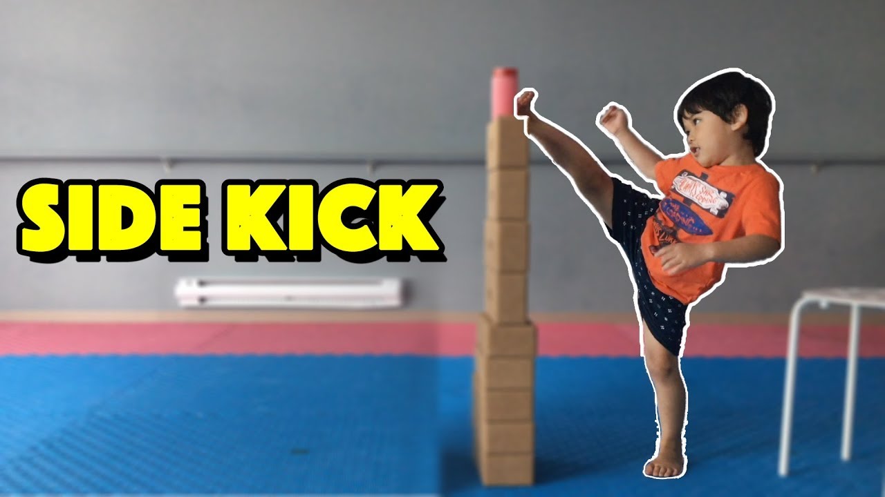 Kids Ninja training - Sidekick - YouTube