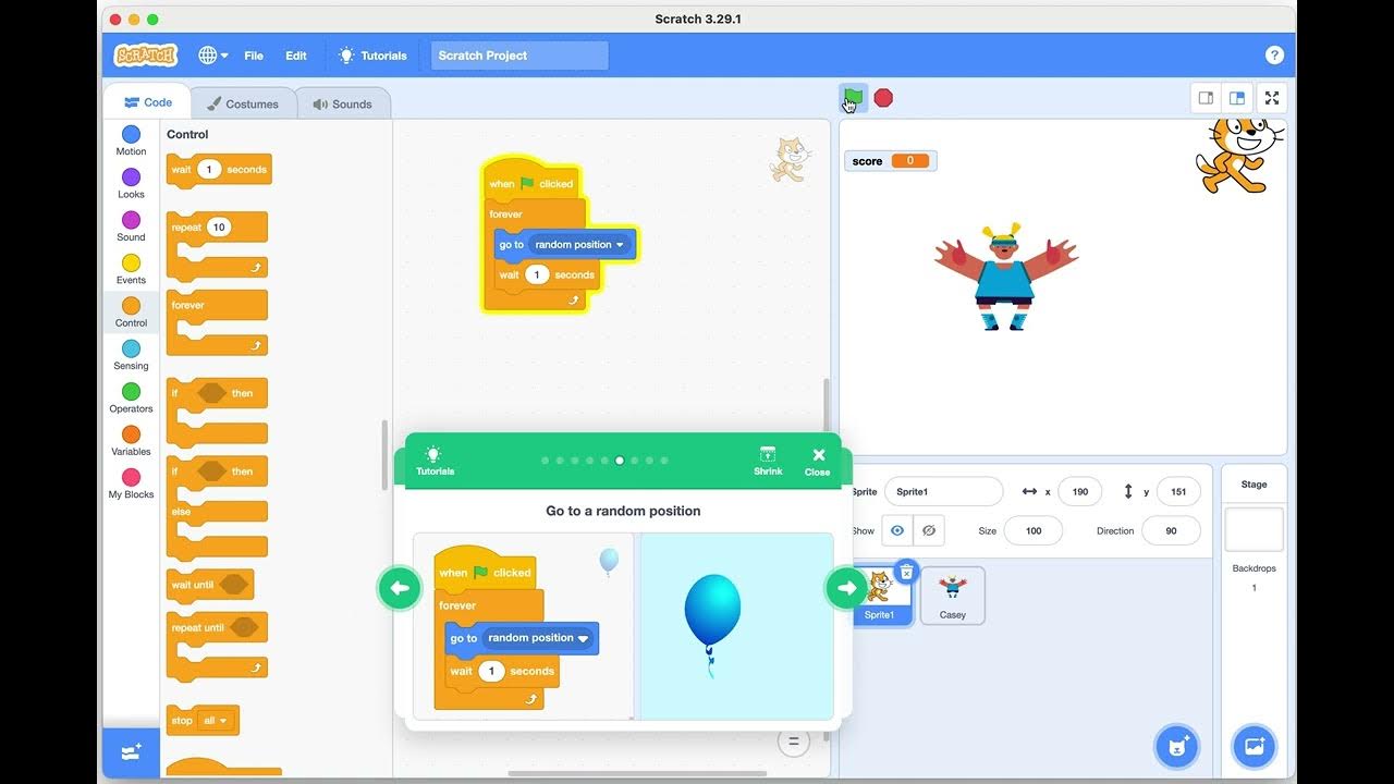 Scratch tutorial for beginners Part 2 #scratch #gaming #gameprogramming #gamedevelopment - YouTube