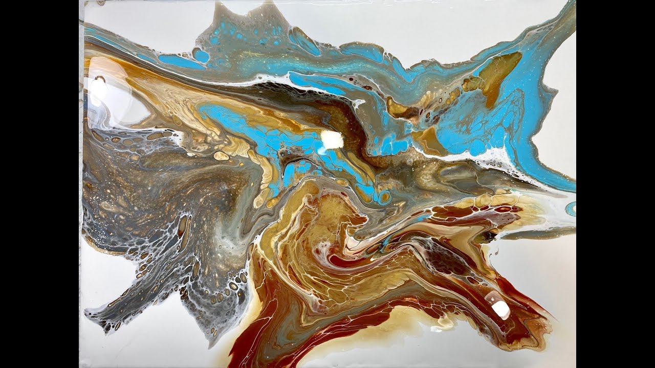 Acrylic Painting Fluid Dynamics - YouTube