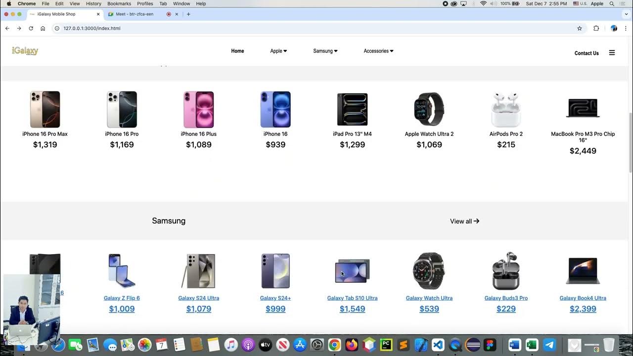 How to create website Phone, Part03 by HTML,CSS and JavaScript - YouTube