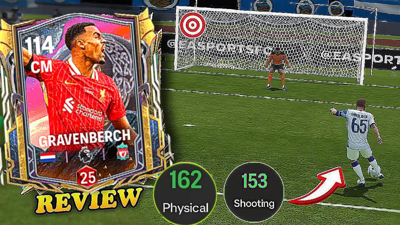 Most BUFF Cm ☠️⁉️ 110 Gravenberch FC Mobile Review 🔥Gravenberch FC ...