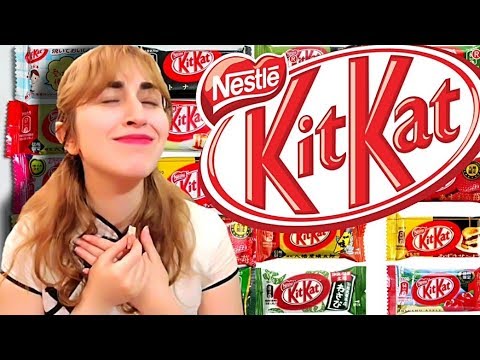 MY FIRST JAPANESE KITKAT! (キットカット) - YouTube