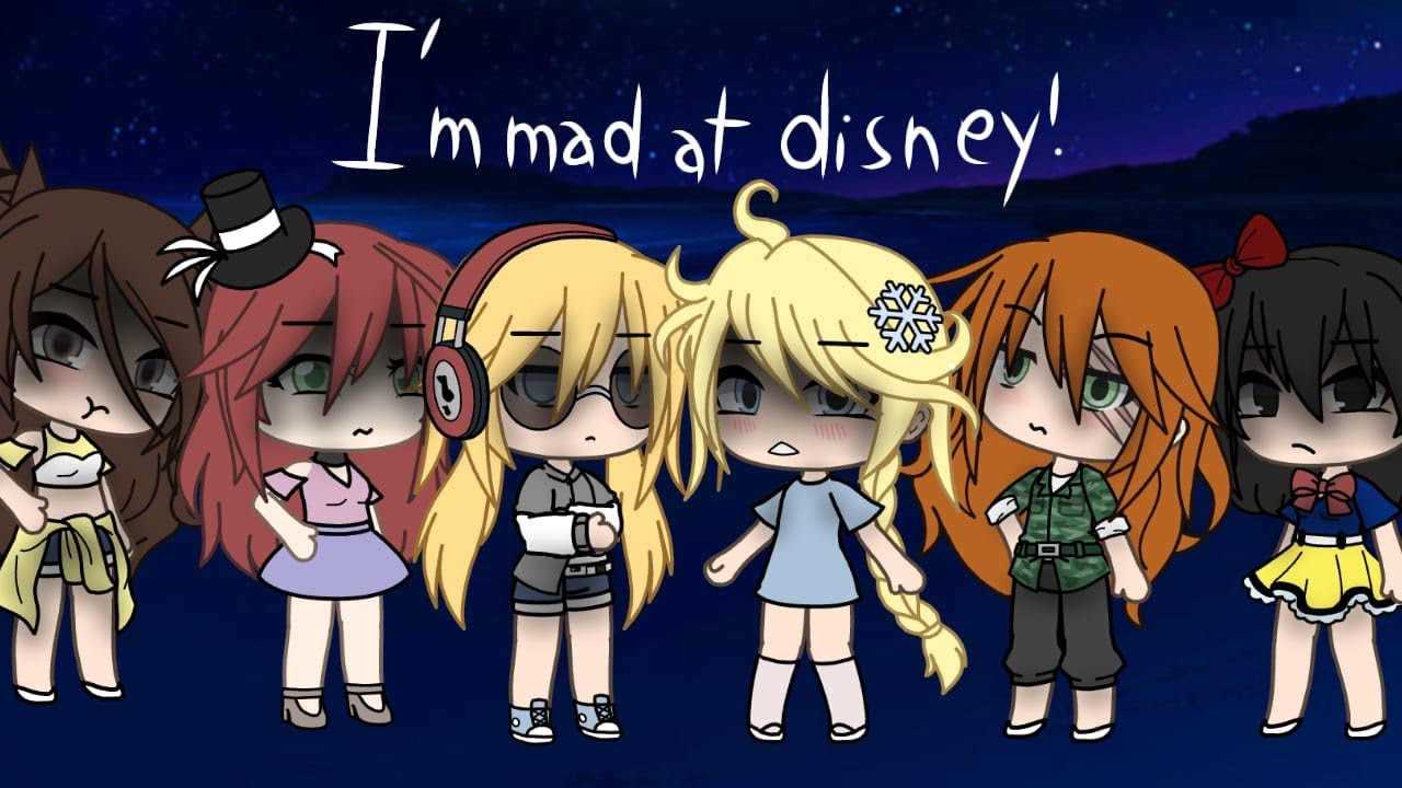 Mad at Disney | Gacha Life | Ågüš-Šån - YouTube