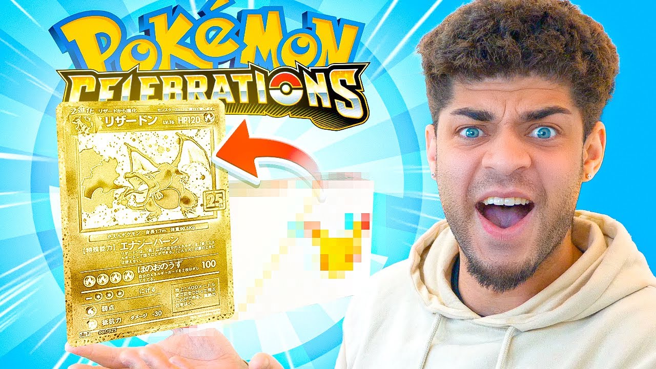 THIS IS HOW TO GET THE RARE GOLD METAL BASE SET CHARIZARD! *25TH ...