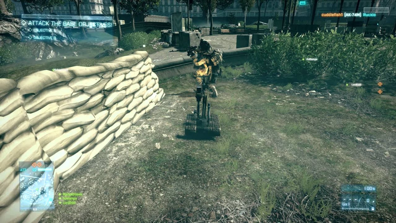 Battlefield 3 Beta - EOD Bot Kill - YouTube