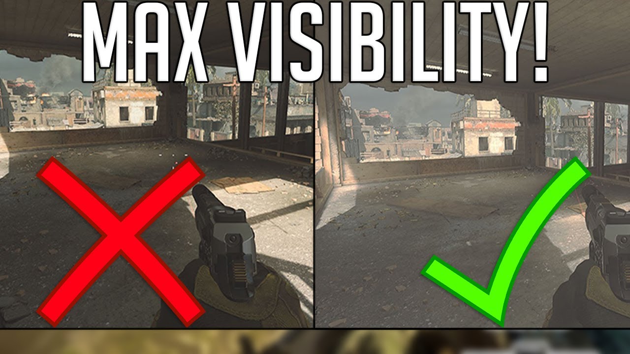 MAX Visibility Settings for Competitive Warzone & Modern Warfare 👀 ...