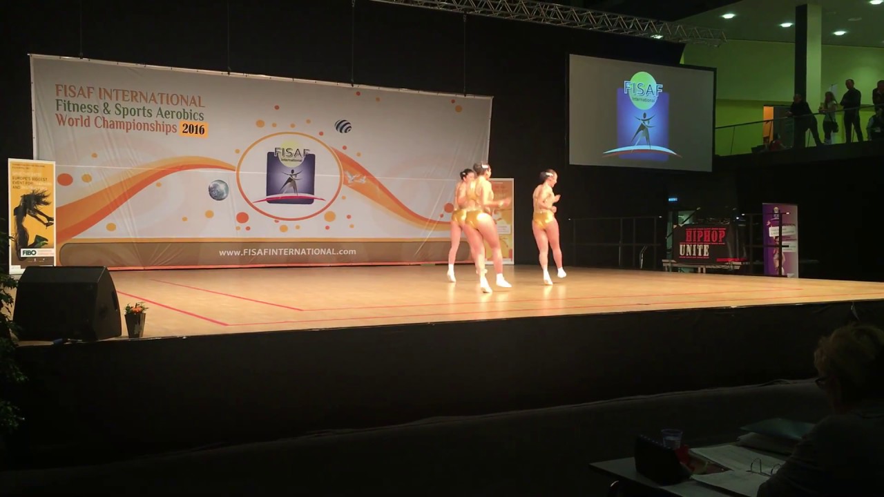 FISAF World Championships 2016 - Australia EKB Senior Trio - YouTube