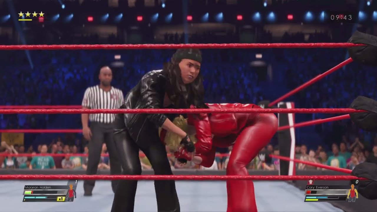 WWE 2K22 HD Marjean Holden Vs Cory Everson - 20 Minute Iron Woman Match ...