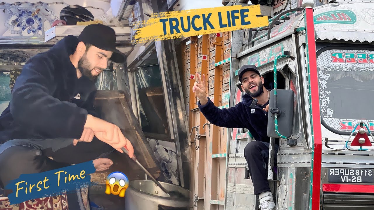 Truck Life 😍 Night Stay In Truck || Making Song Project || The Umar ...