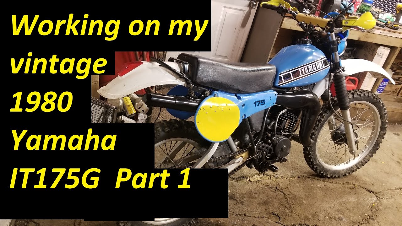 My vintage enduro Yamaha IT175 dirt bike (Part 1 of 3) - YouTube