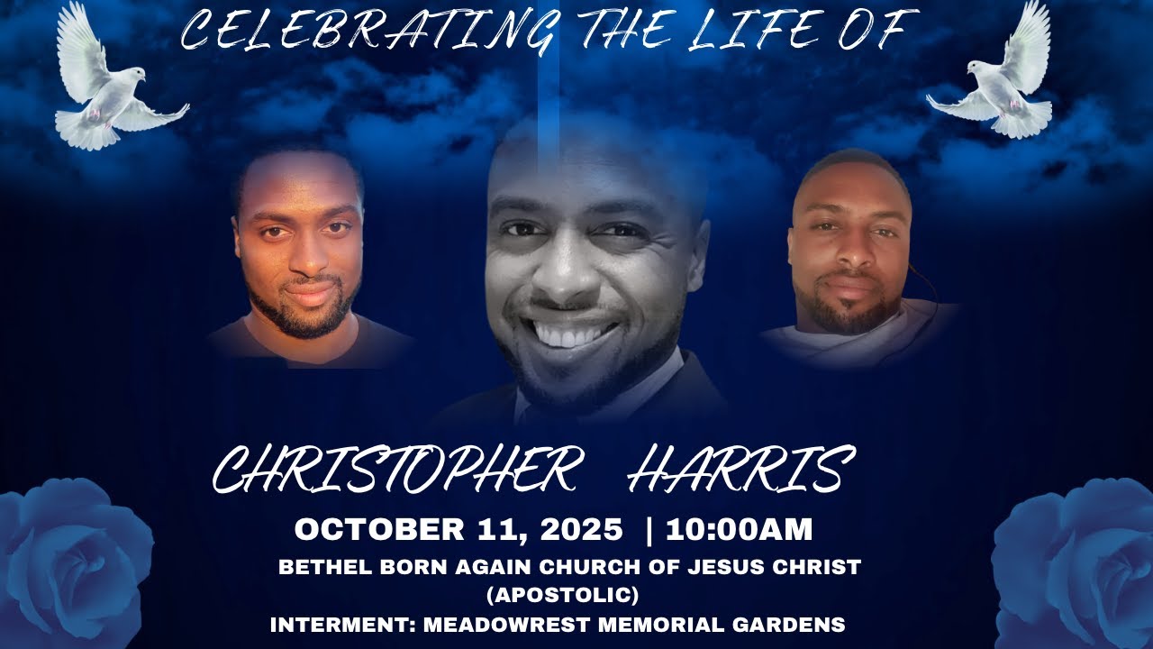 Celebrating The Life Christopher Harris - October 11, 2025 - YouTube
