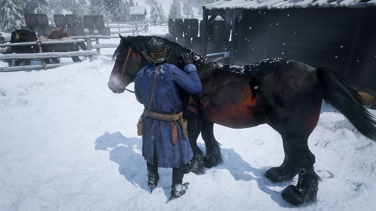 6 Breton horse exist in RDR2 - YouTube