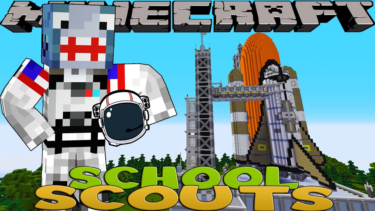 Minecraft School Scouts - ASTRONAUT BADGE w/ Little Kelly - YouTube