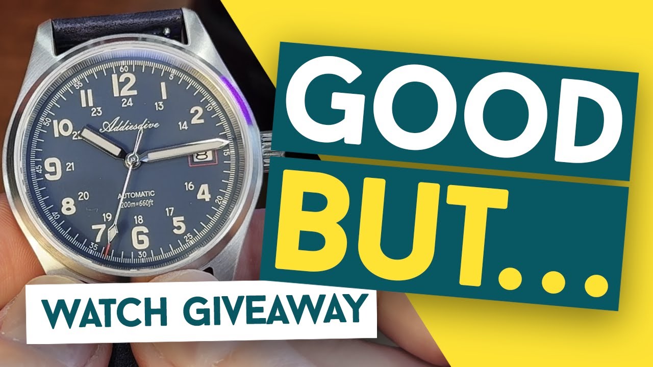 Watch Giveaway | Review of the Addiesdive AD2070 - YouTube