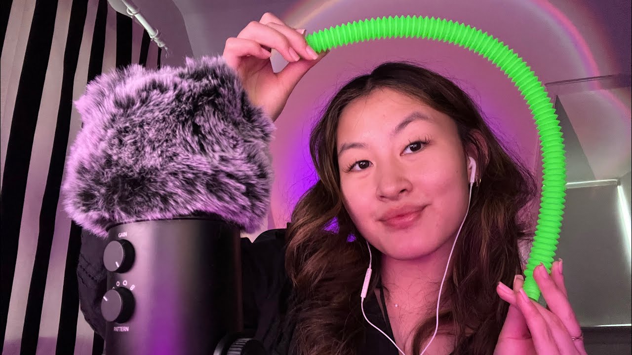 ASMR: GREEN TUBE! (Tapping, scratching, gentle whispering.) - YouTube