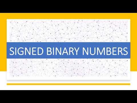SIGNED BINARY NUMBER | DIGITAL ELECTRONICS | DIGITAL LOGIC DESIGN - YouTube